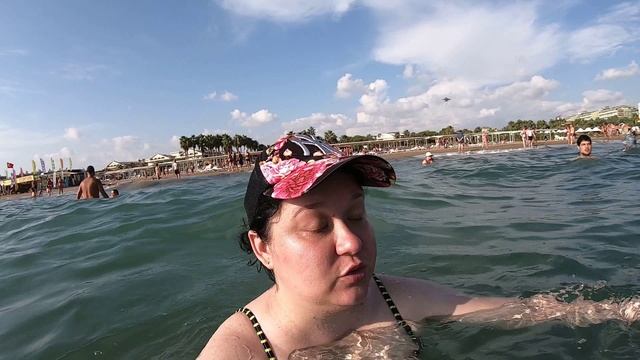 #8 Обед в Victory Be Mine 5*. Приехала на пляж. Купаюсь в море. История наших путешествий. 09/2022