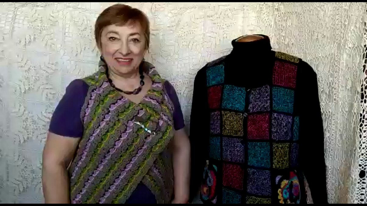 Фриформ. Жилет "Привет от Пабло Пикассо" от  О. С.  Литвиной.