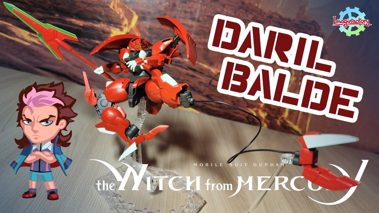 ОБЗОР! Модель гандам Darilbalde uз the Witch from Mercury #gundam #gunpla #bandai
