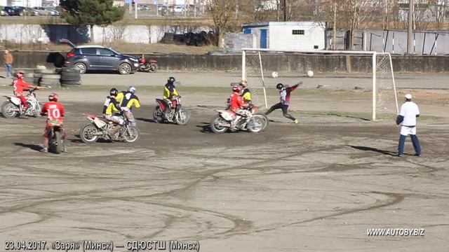 Мотобол 2017. Лушие моменты игры «ЗАРЯ» (Минск) - СДЮСТШ (Минск)
