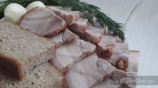 Свиная грудинка в  " рукаве" готовлю в духовке