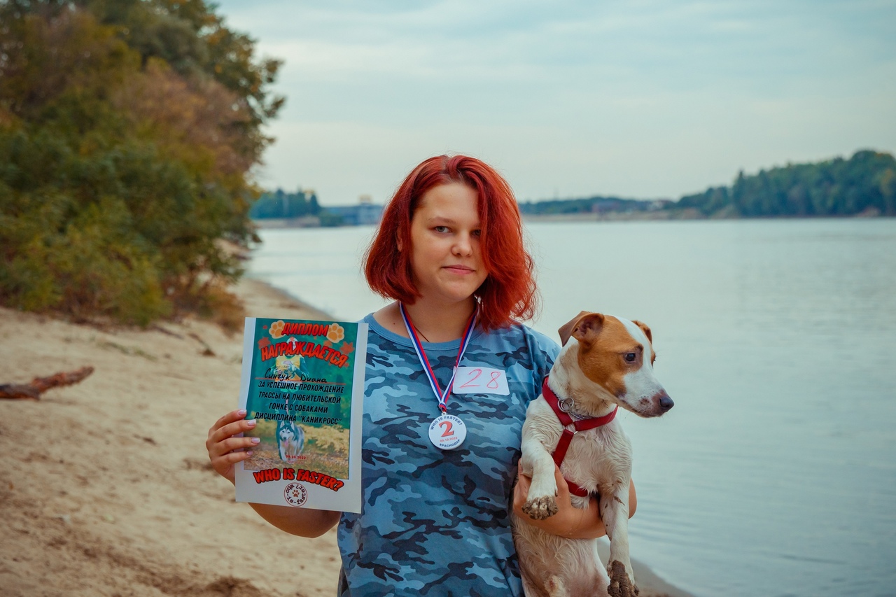 Тренировка послушки - кинолог Диана Синчук и джек рассел Космос.mp4