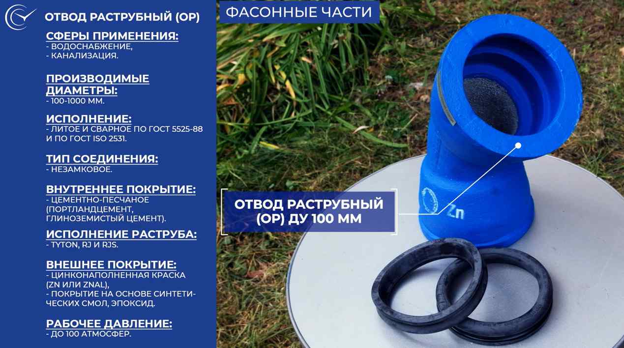 Фасонные части и ремонтные комплекты из ВЧШГ производства ООО «ЛТК «Свободный сокол».mp4