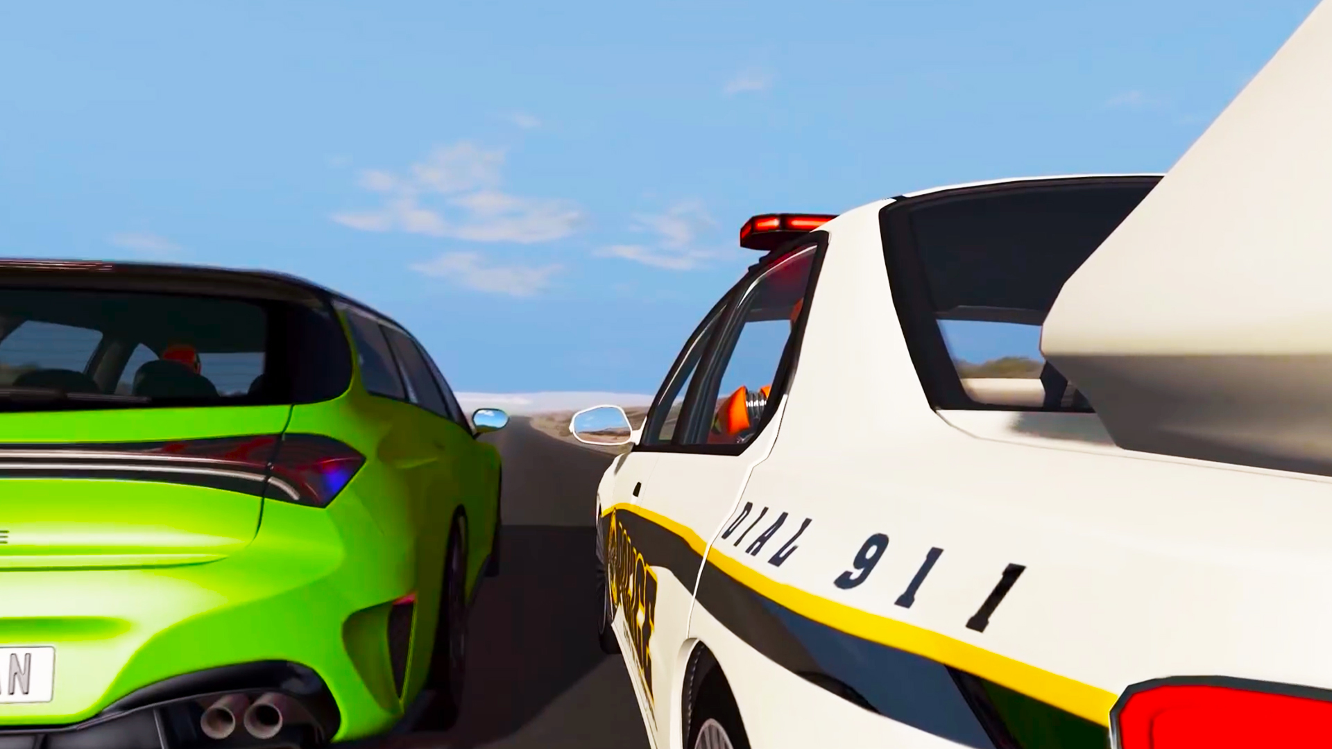 Beamng drive - полицейская погоня 28 | HITGAMEZ