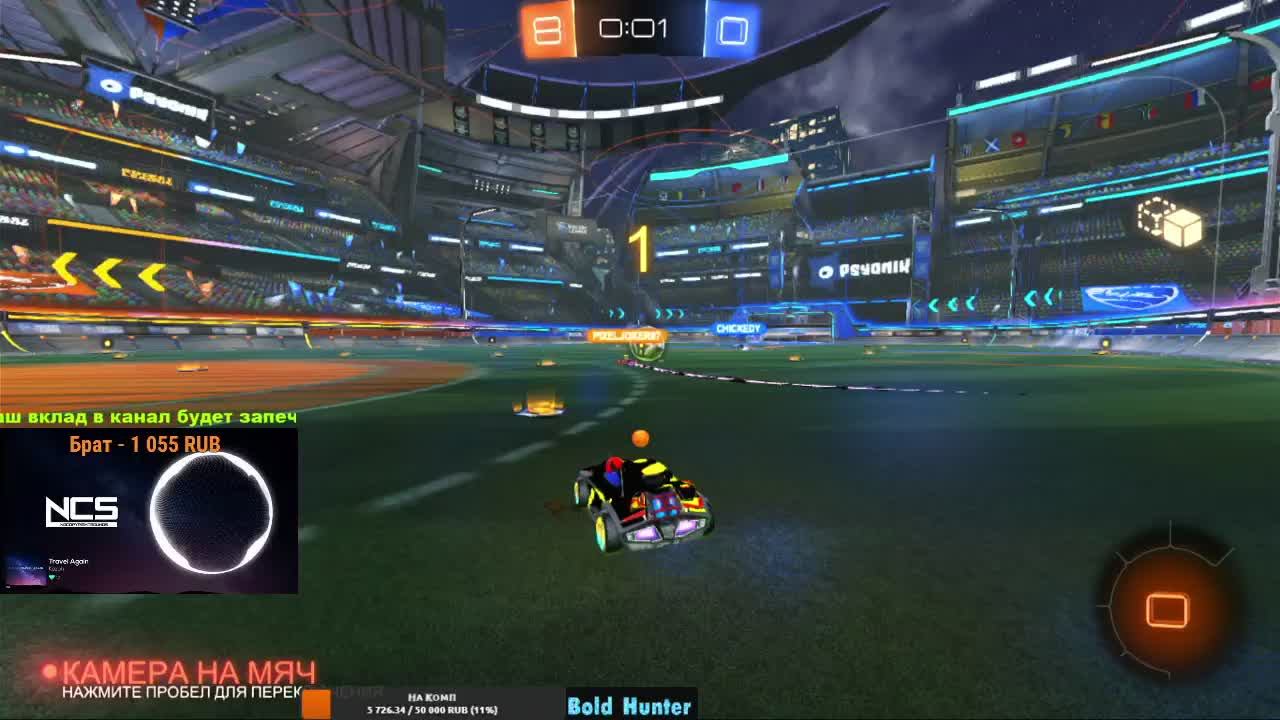 Rocket League - (новичок играет на клаве) Аркадная гоночная игра в жанре футбола