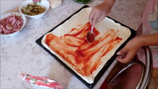 Готовим пиццу с Даниеллой 25.07.16.