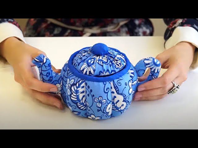 Текстильный чайник | Анонс Мастер класса | Чайник из ткани | автор Наталия Есина