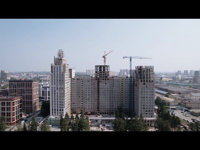 Дом "Нобель" в Новосибирске - Ход строительства Август 2022
