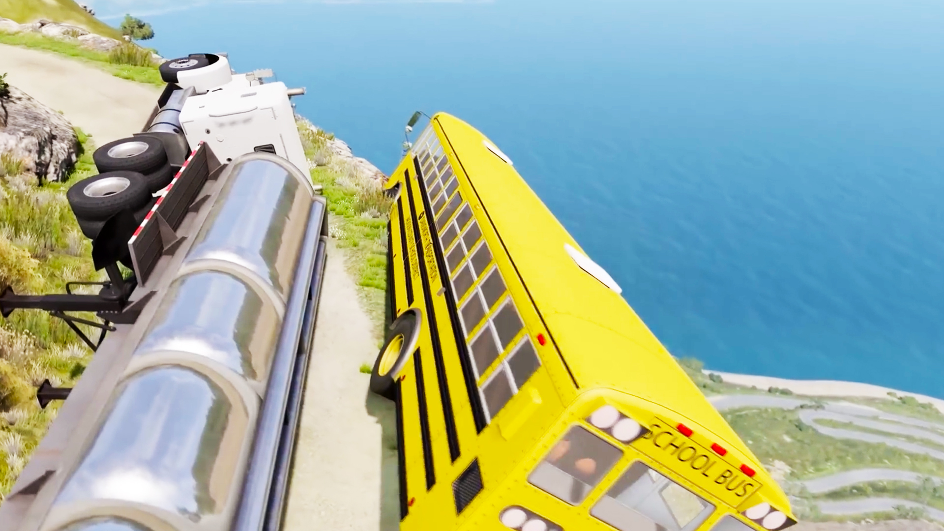 Beamng drive - автомобили vs скалистые горы 6 | HITGAMEZ