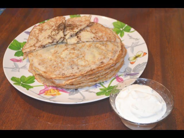 Блины на сыворотке / Простой рецепт домашних блинчиков.