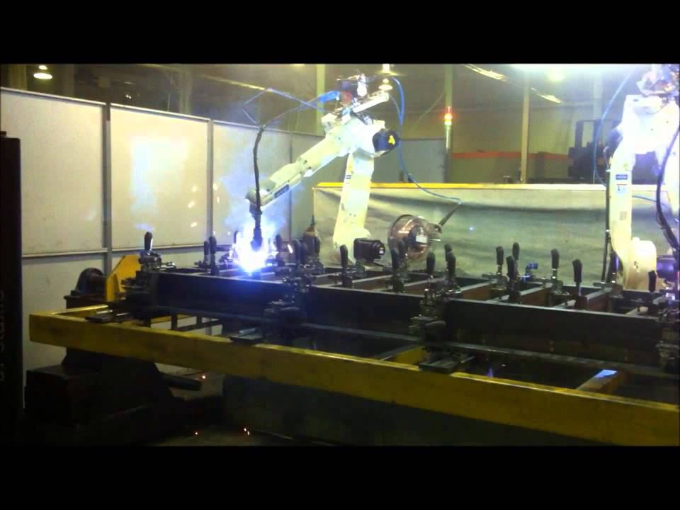 MAG-Сварка роботом крупно щитовой опалубки
