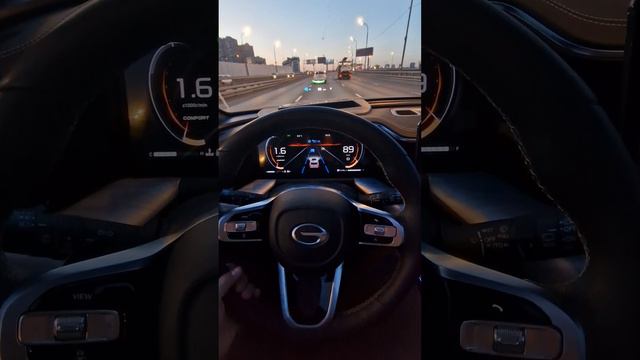 #GAC #GS8 Адаптивный круиз контроль и проекционный экран