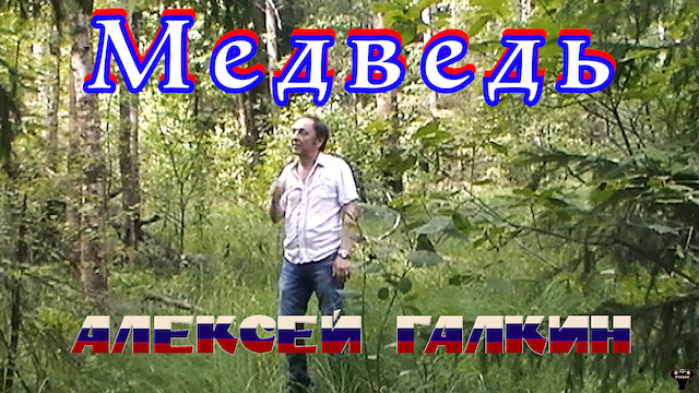 Алексей Галкин. "Медведь" муз. и ст. А.Галкин.
