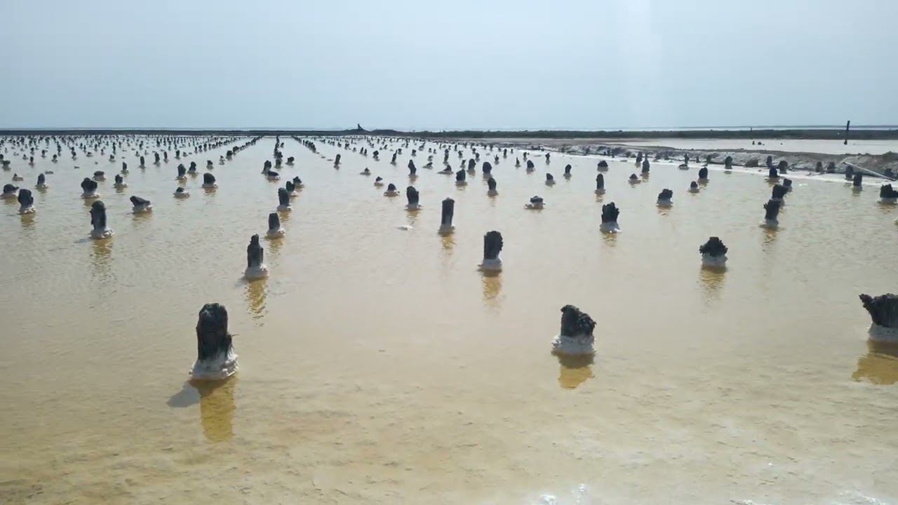 Баскунчак, столбы