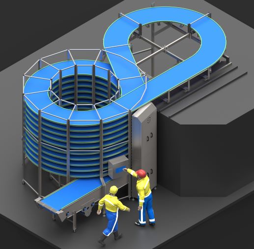 Спиральный конвейер E-Drive lite