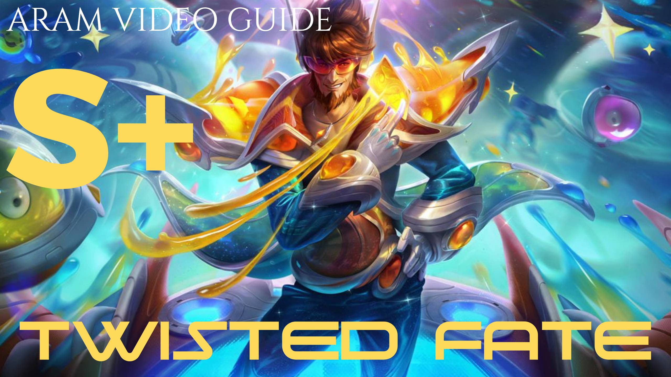 Twisted Fate S+ ARAM VIDEO GUIDE(no comment) - ТВИСТЕД ФЕЙТ С+ АРАМ ВИДЕО ГАЙД