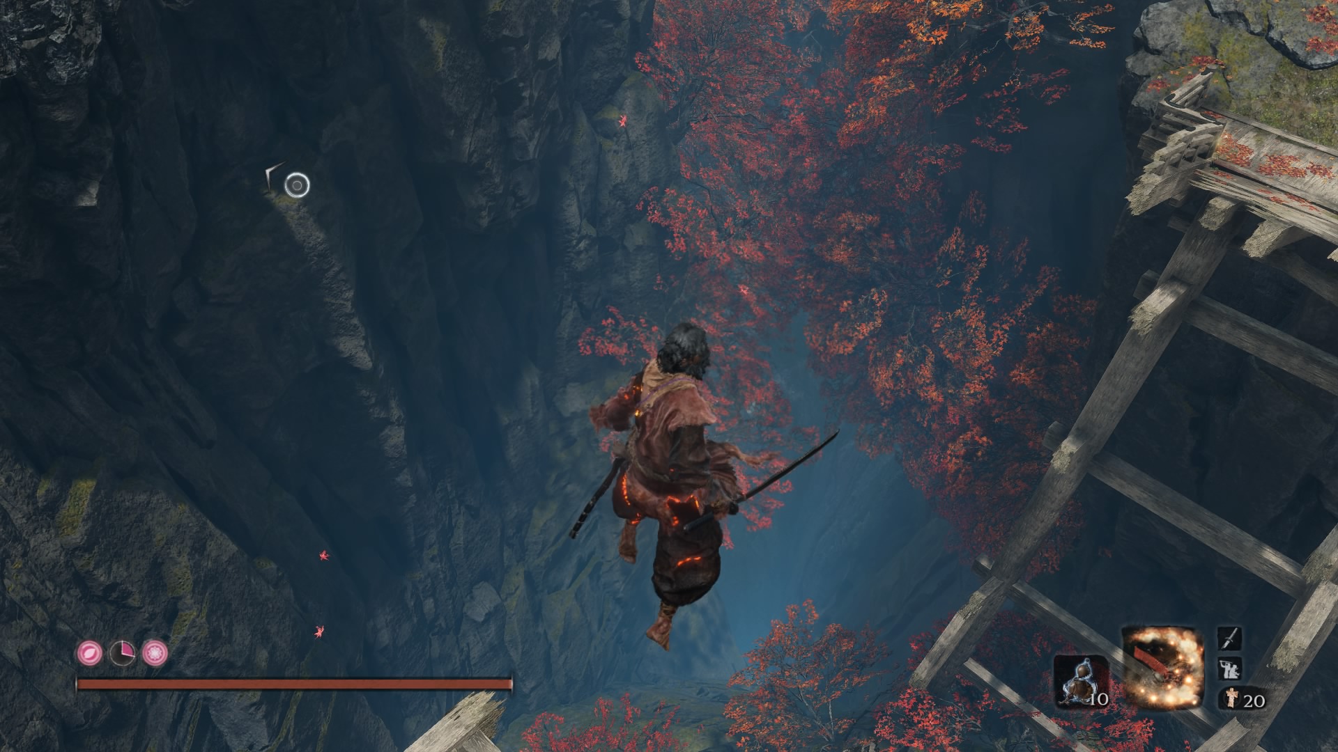 Воздушное плавание и скип опустившейся долины и храма Семпо, а также мини-босса Воин в доспехах