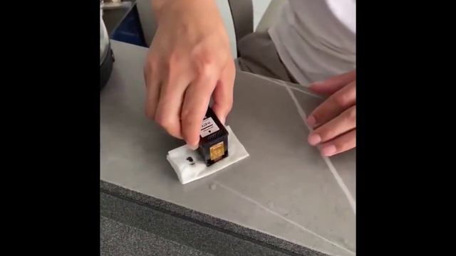 Восстановление печатающей головки на картридже