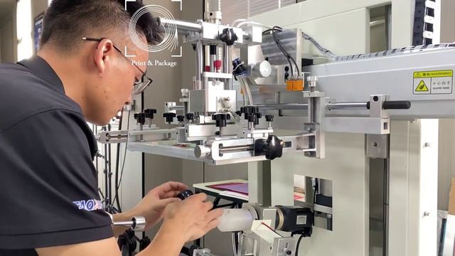 Трафаретное оборудование для печати на конусных или цилиндрических поверхностях