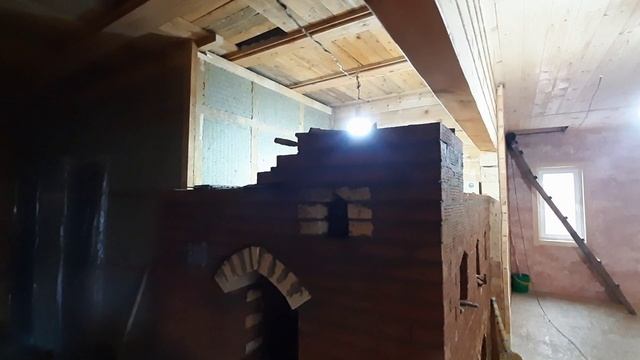 Русская печь с лежанкой Часть 5