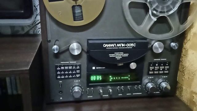 Скорость ЛПМ не та и нет вообще.Олимп-005С магнитофон.