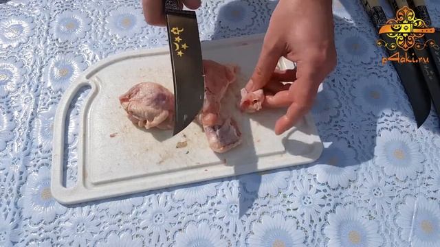 Тест узбекского ножа. Пчак Традиционный Усто Умиджон, рукоять из кости