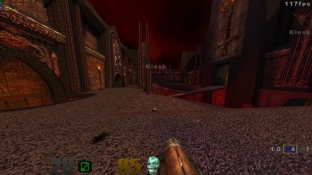 Quake 3 arena 4k, сложность крутой, прохождение TOURNEY3