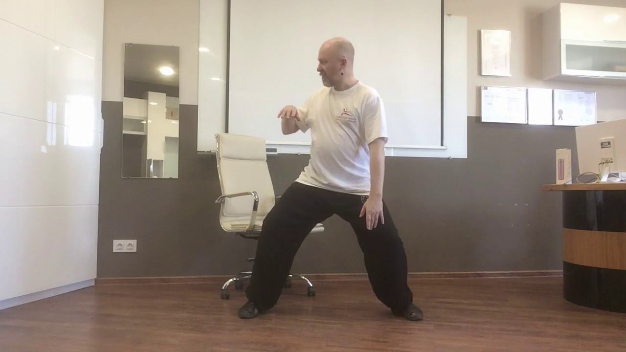 Базовая техника Тайцзи. Два дракона играют с жемчужиной.