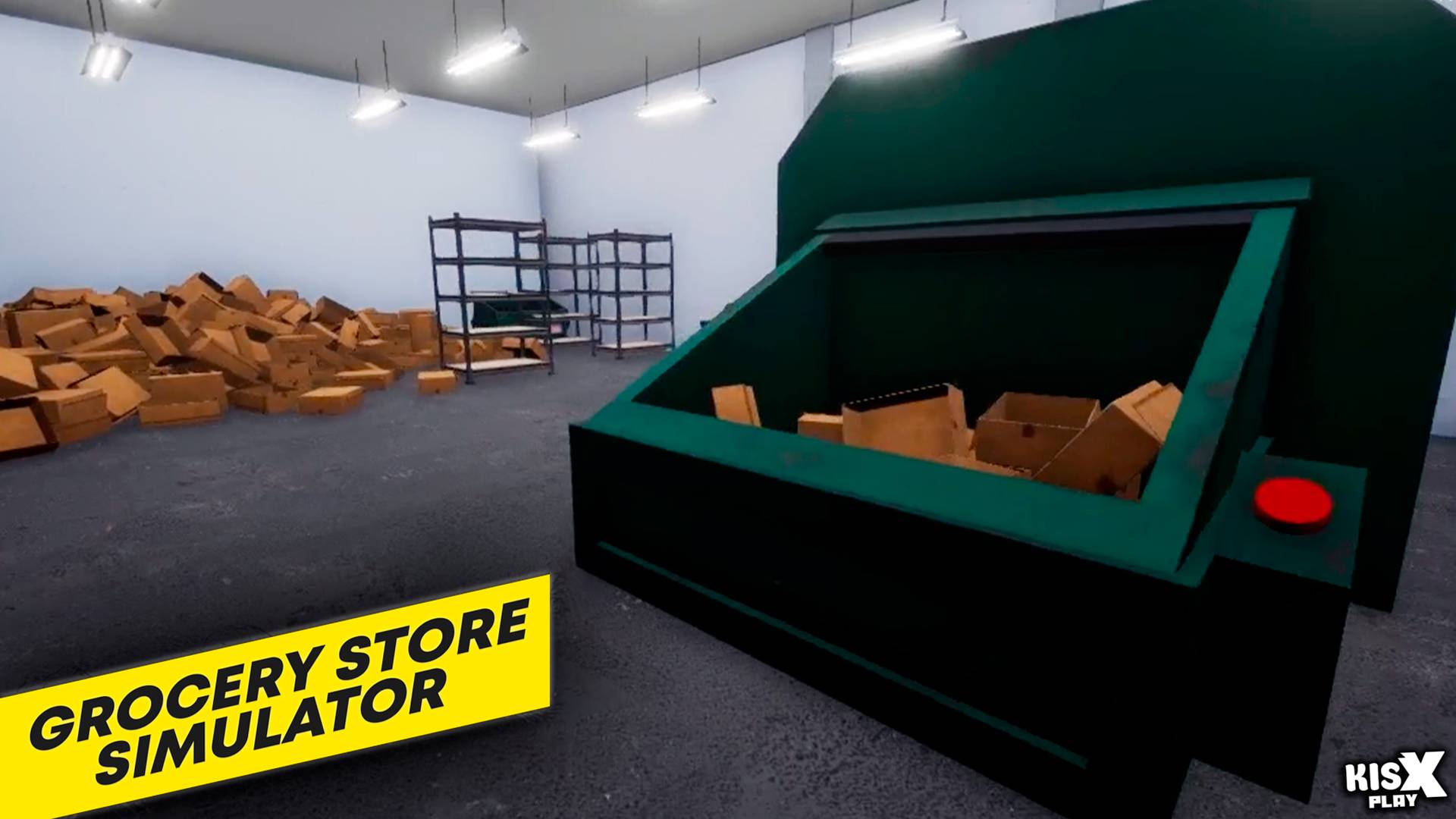 Пресс компактор для коробок - Grocery Store Simulator прохождение #9