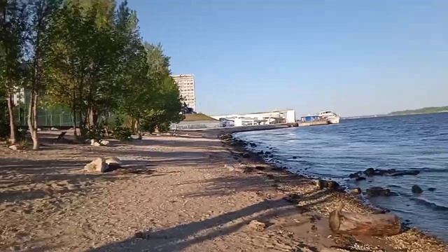 Самара. Пляж. Речной вокзал.