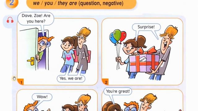 New Grammar Time 1 Unit 2 We You They are