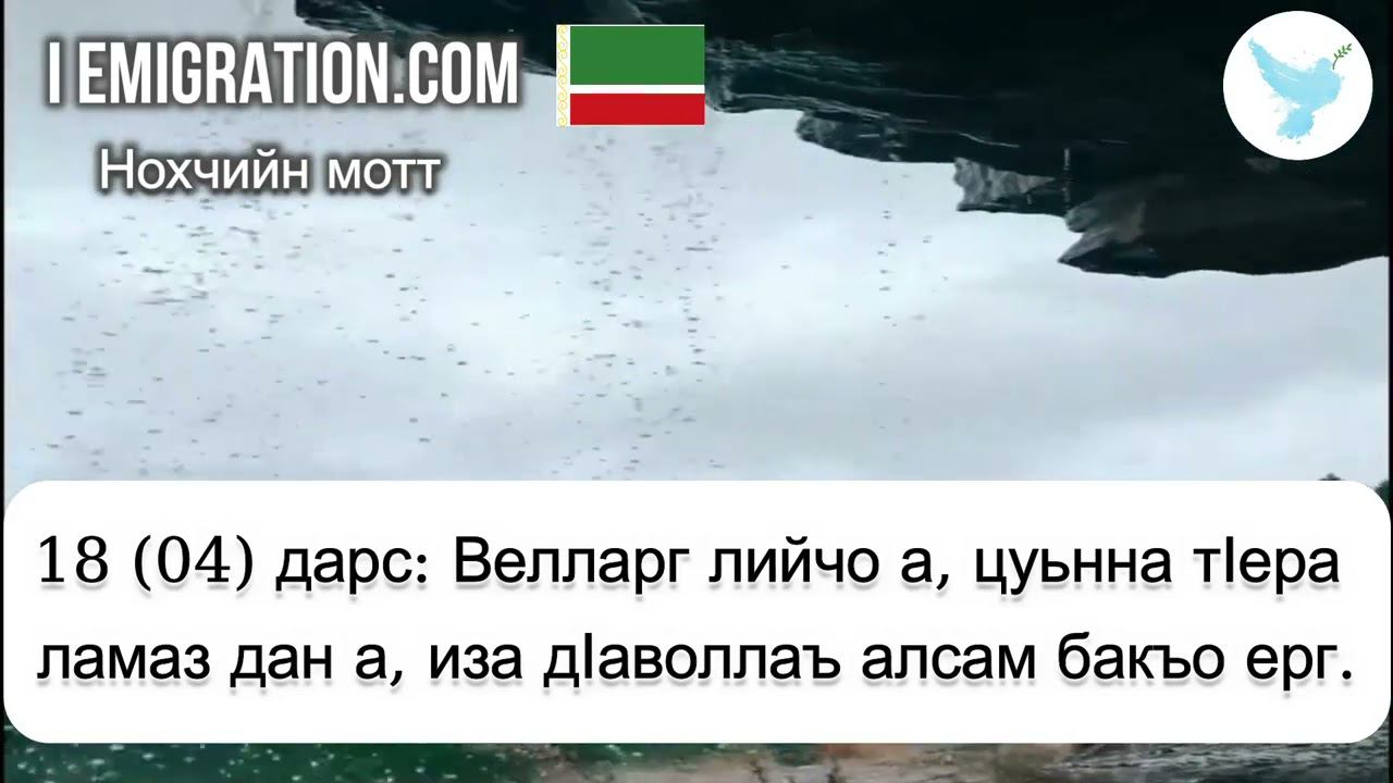 18 (04) дарс: Велларг лийчо а, цуьнна тӀера ламаз дан а, иза дӀаволлаъ алсам бакъо ерг || ИСЛАМ ДИН