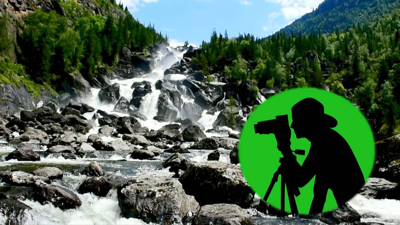 Звучание могучего водопада Учар / Расслабляющие звуки природы / Шум воды и пение птиц