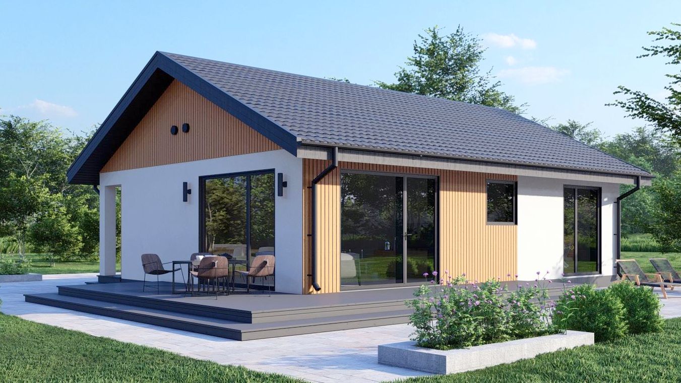 Купить или строить? Дом для горожан мечтающих жить за городом.