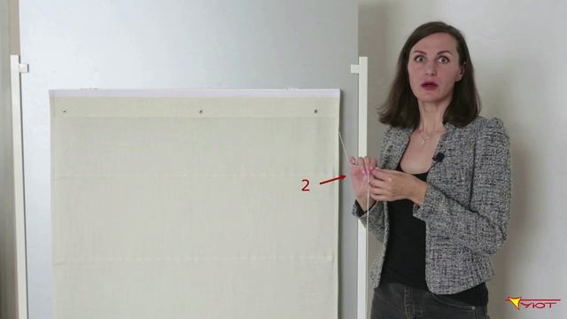 Как самостоятельно установить римские шторы на карниз Компакт-Лип с двойным управлением