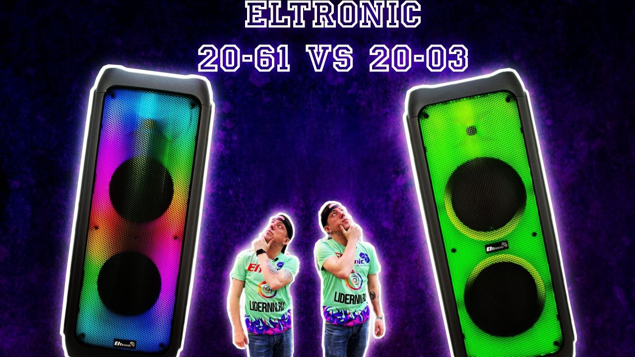 Напиши что лучше? ELTRONIC 20-61 или 20-03 ? сравним 2 мощные акустические системы с аккумулятором
