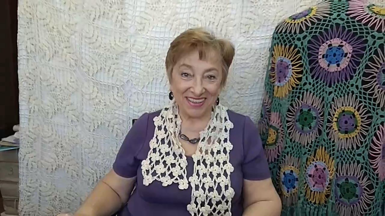 Шаль "Дачная". Мастер-класс по вязанию крючком от О. С. Литвиной.