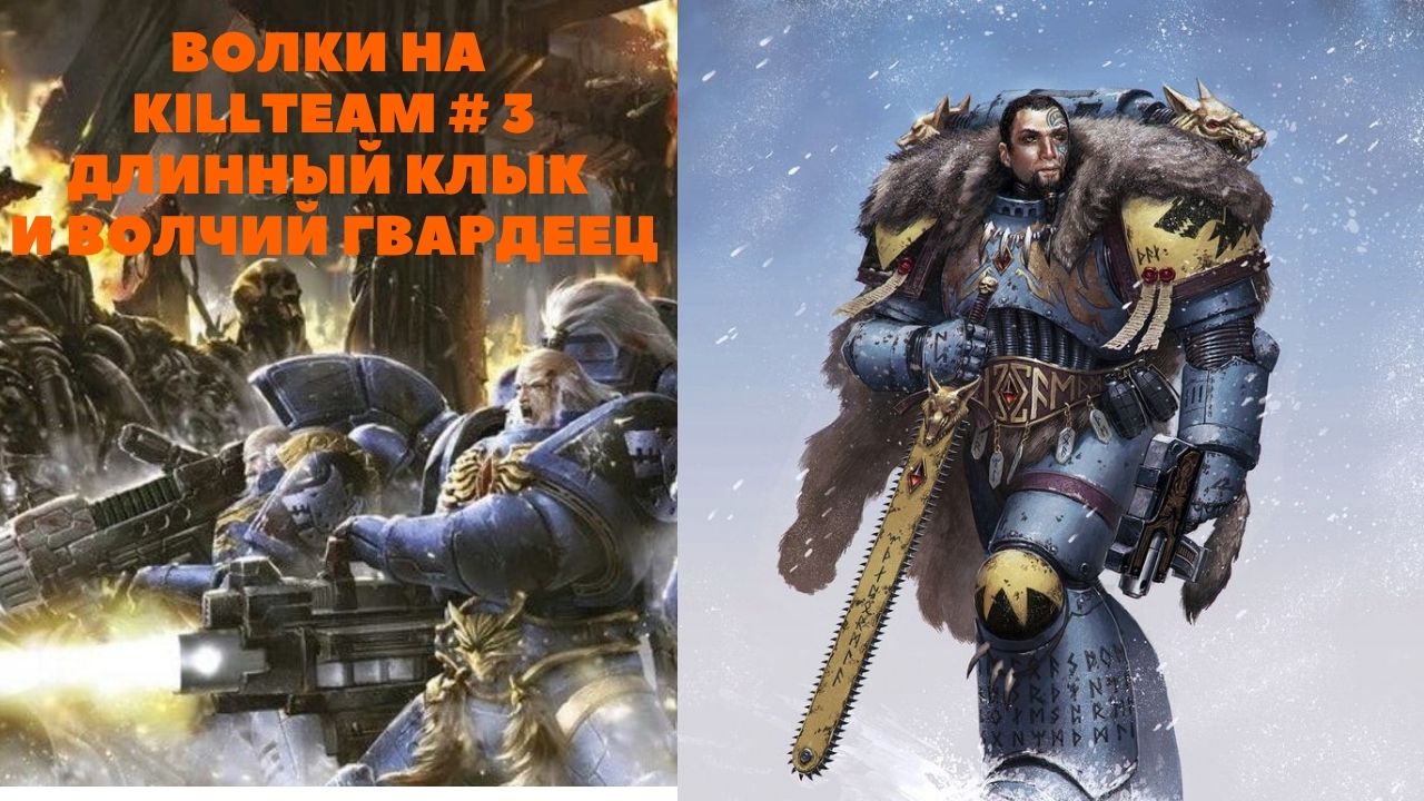 Space Wolf на Killteam: # 3 Длинный клык и Волчий гвардеец.