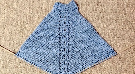 Красивая и универсальная регланная линия спицами при вязании изделия сверху вниз и снизу вверх...