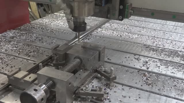 Высоко-скоростное сверление Д16Т - Фрезер с ЧПУ портального типа Trace Magic ТМ04 1209