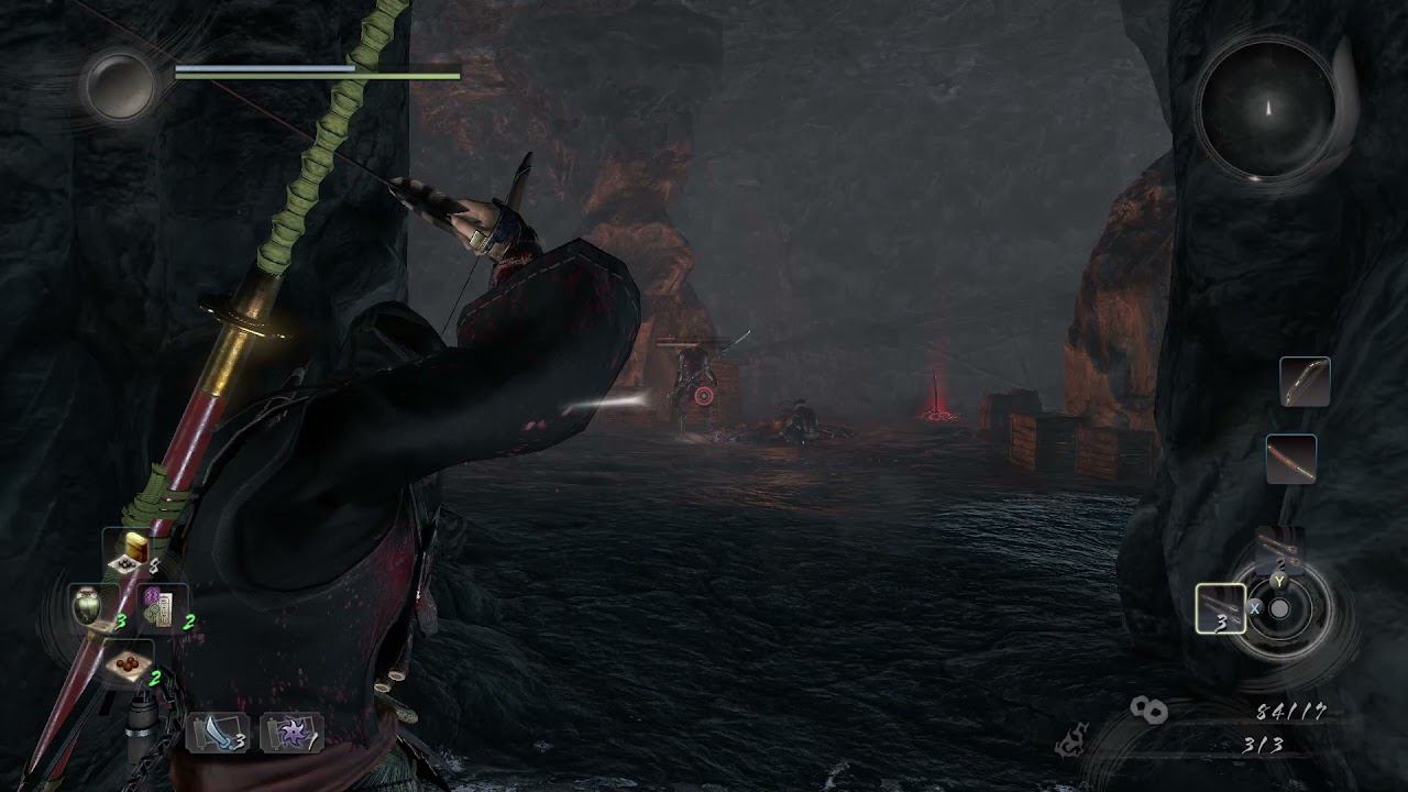 Nioh Глубоко в тени и битва с боссом  Хино Энма