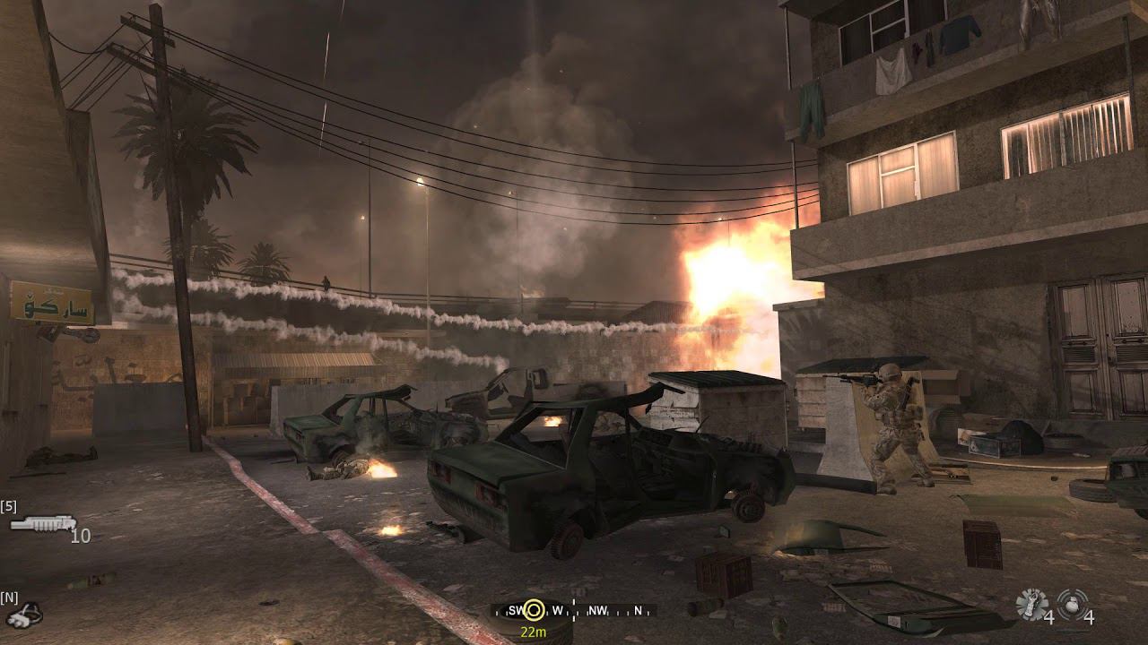 Call of Duty 4: Modern Warfare. Болото.
