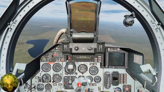 Су-27 Против F-16C Режим очки, ой ШЛЕМ