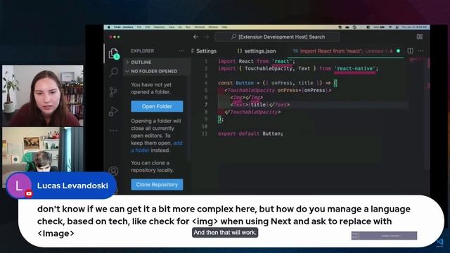 Создание вашего первого расширения в VS Code