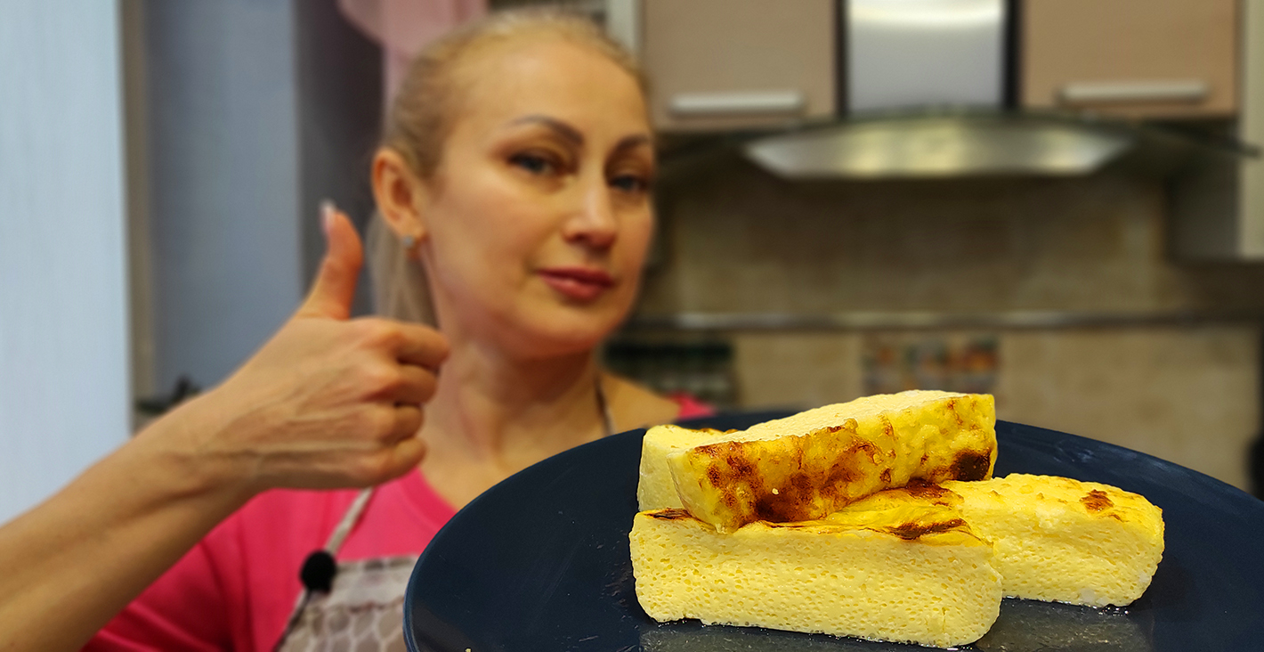 Омлет | Пышный омлет в духовке на молоке | Пошаговый рецепт пышного омлета