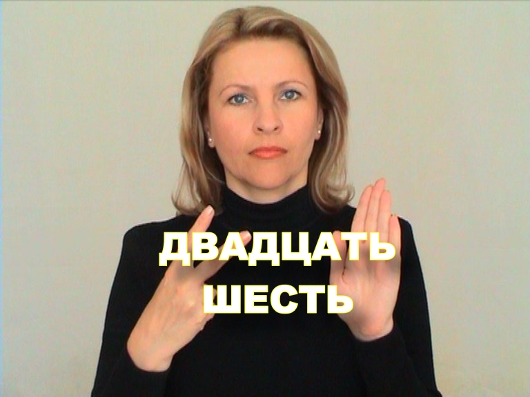 ЖЕСТОВЫЙ ЯЗЫК. СЛОВАРЬ. Двадцать шесть