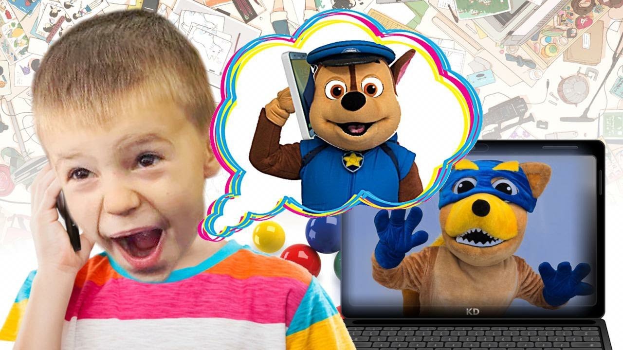 Щенячий патруль в реальной жизни в кафе