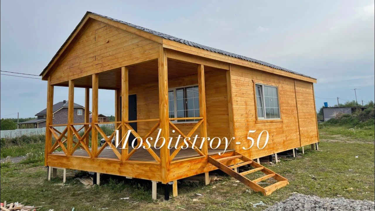 Дачный дом 11х6м. За 10 дней