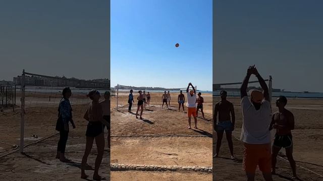 ► Волейбол на пляже. Palm Beach Resort Hurghada Egypt