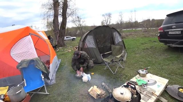 Летающая Нива на Чемпионате России. Хинкал. Техинспекция. Ночь перед гонкой..mp4